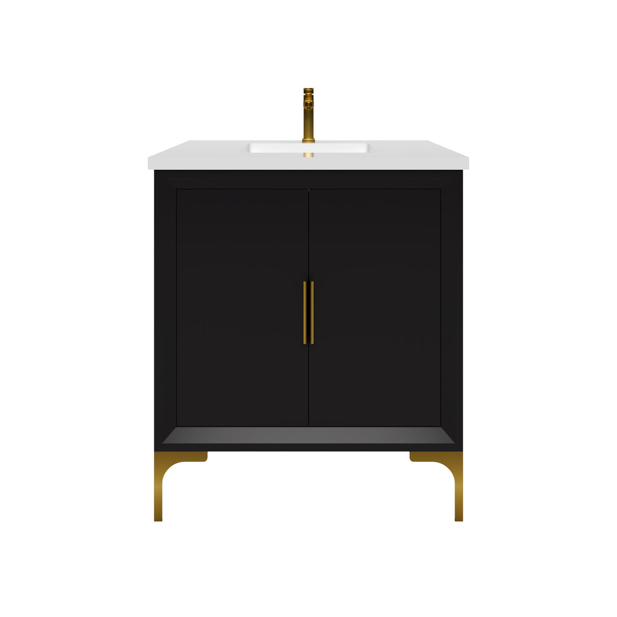 Oxford 29.5 Inch Bathroom Vanity in Black